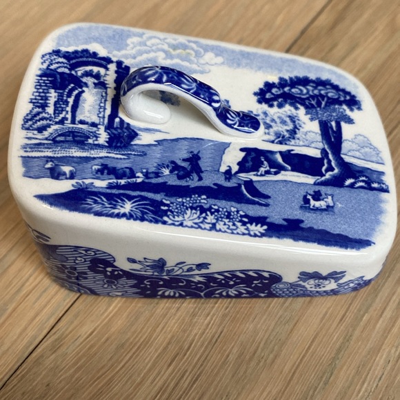 Spode | Dining | Spode Blue Italian Mini Cheese Wedge Dish | Poshmark